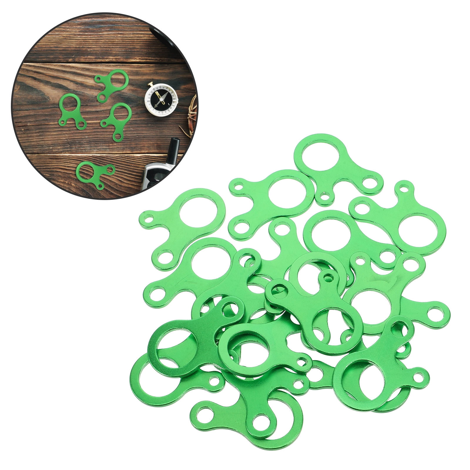 FRCOLOR 20pcs Wear-Resistant Tent Cord Adjusters Tent Rope Tensioner ...