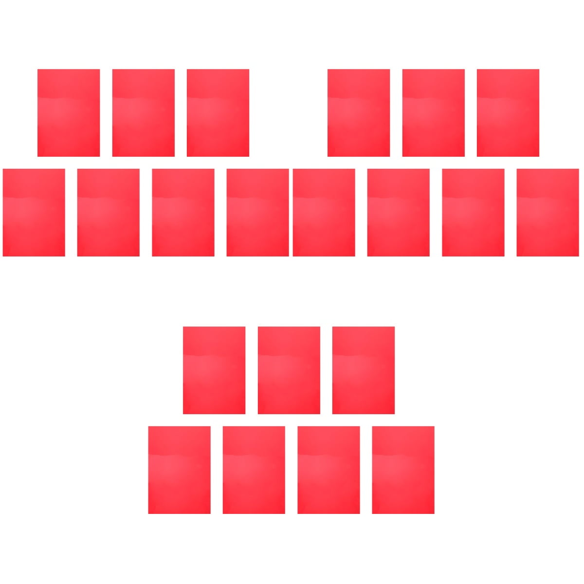 FRCOLOR 21 Sheets of Colored Plastic Sheets Translucent Colored Light ...