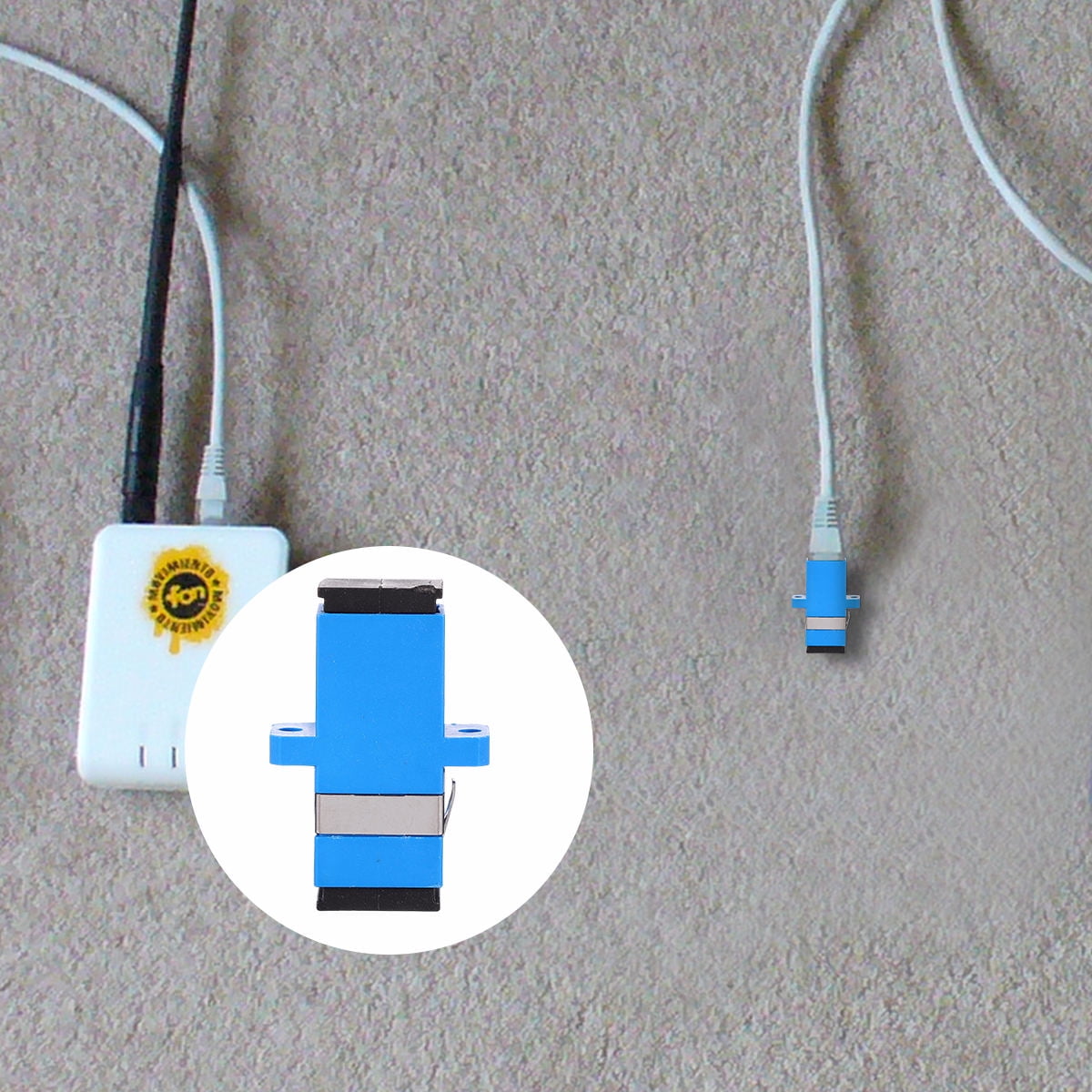 FRCOLOR 24 Pcs Connectors Fiber Optic Coupler Fiber Optic Cable Adapter ...