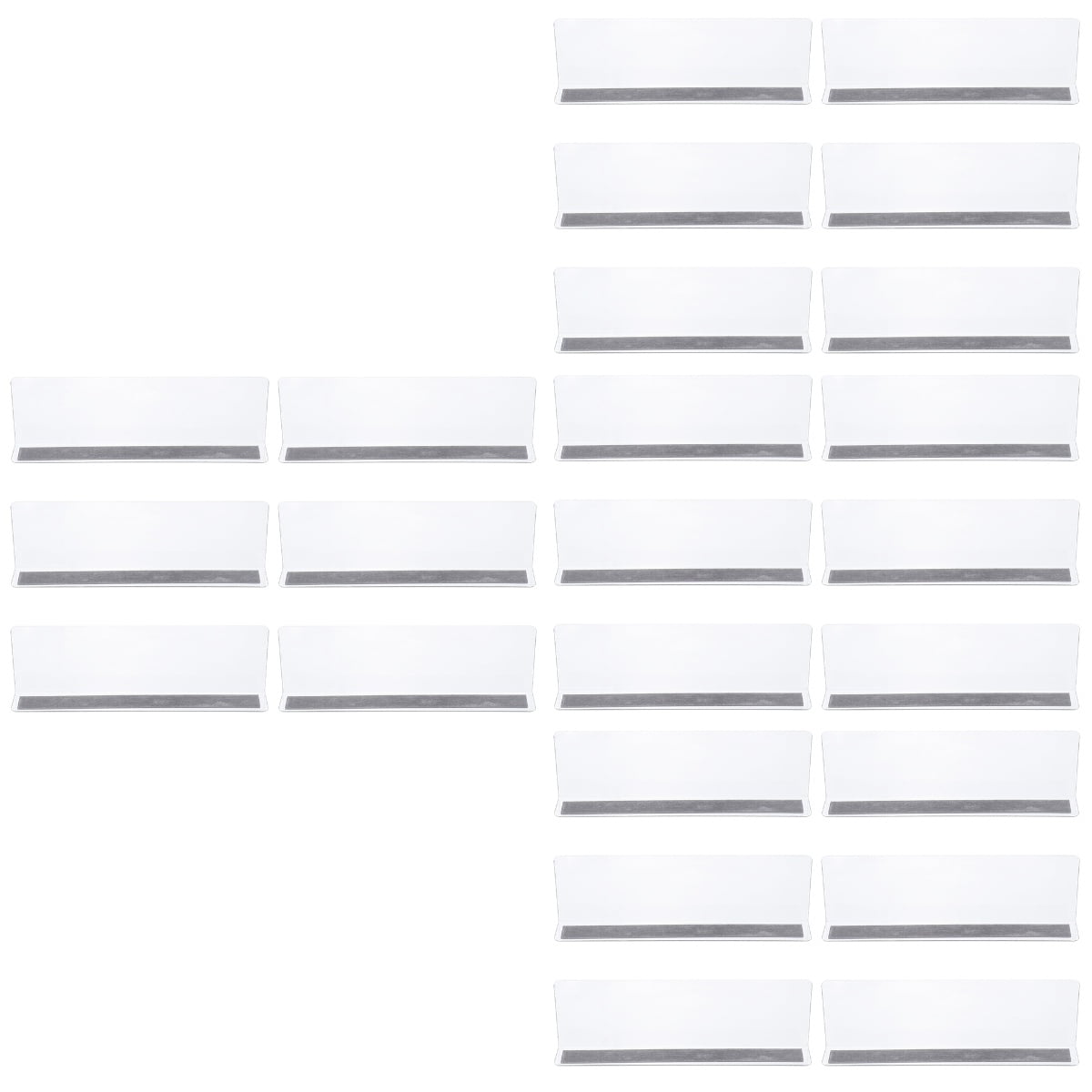 FRCOLOR 24 Pcs Magnetic Shelf Dividers Clear Shelf Clapboard Shelf ...