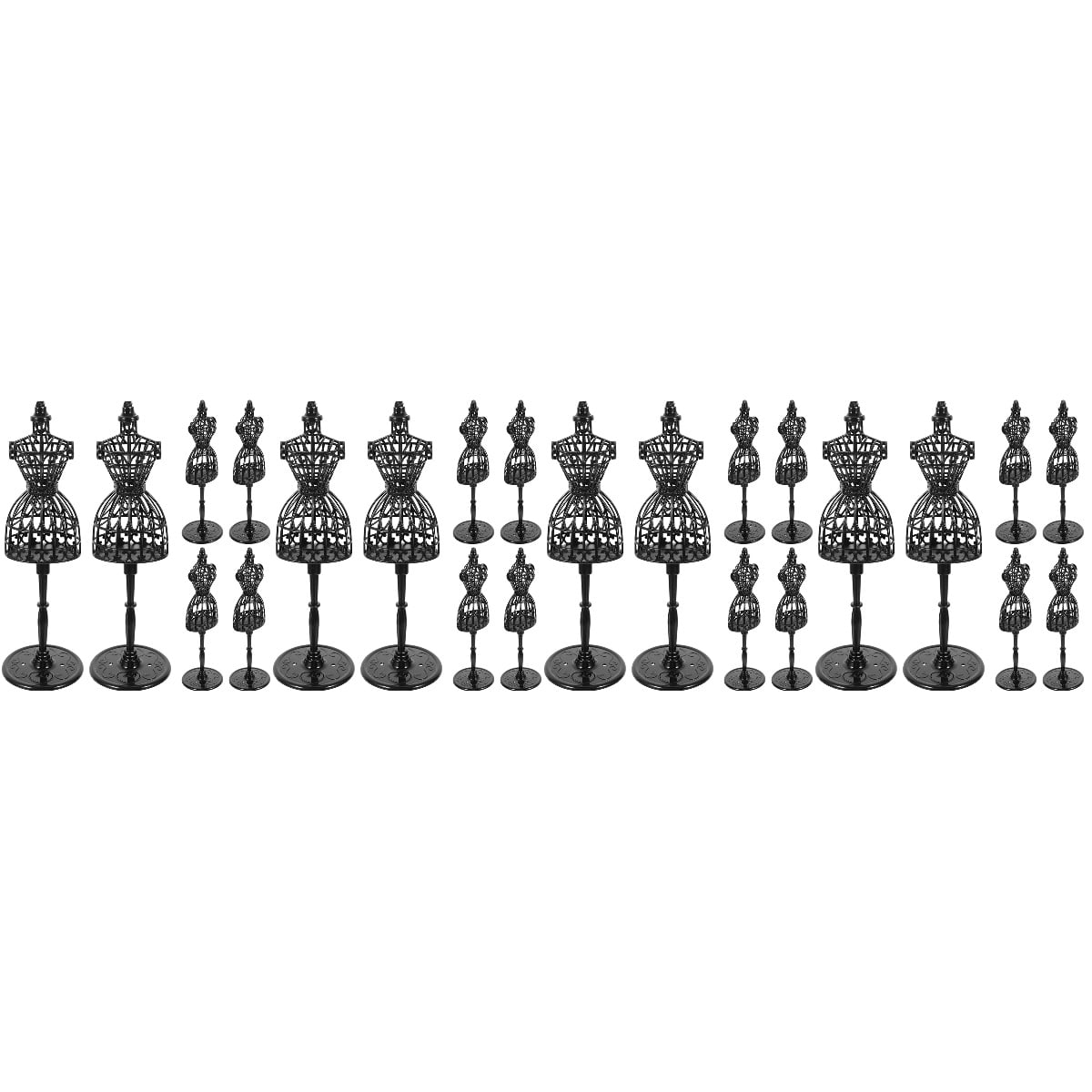 FRCOLOR 24 Pcs Miniature Doll Dress Mannequin Model Doll Clothes ...