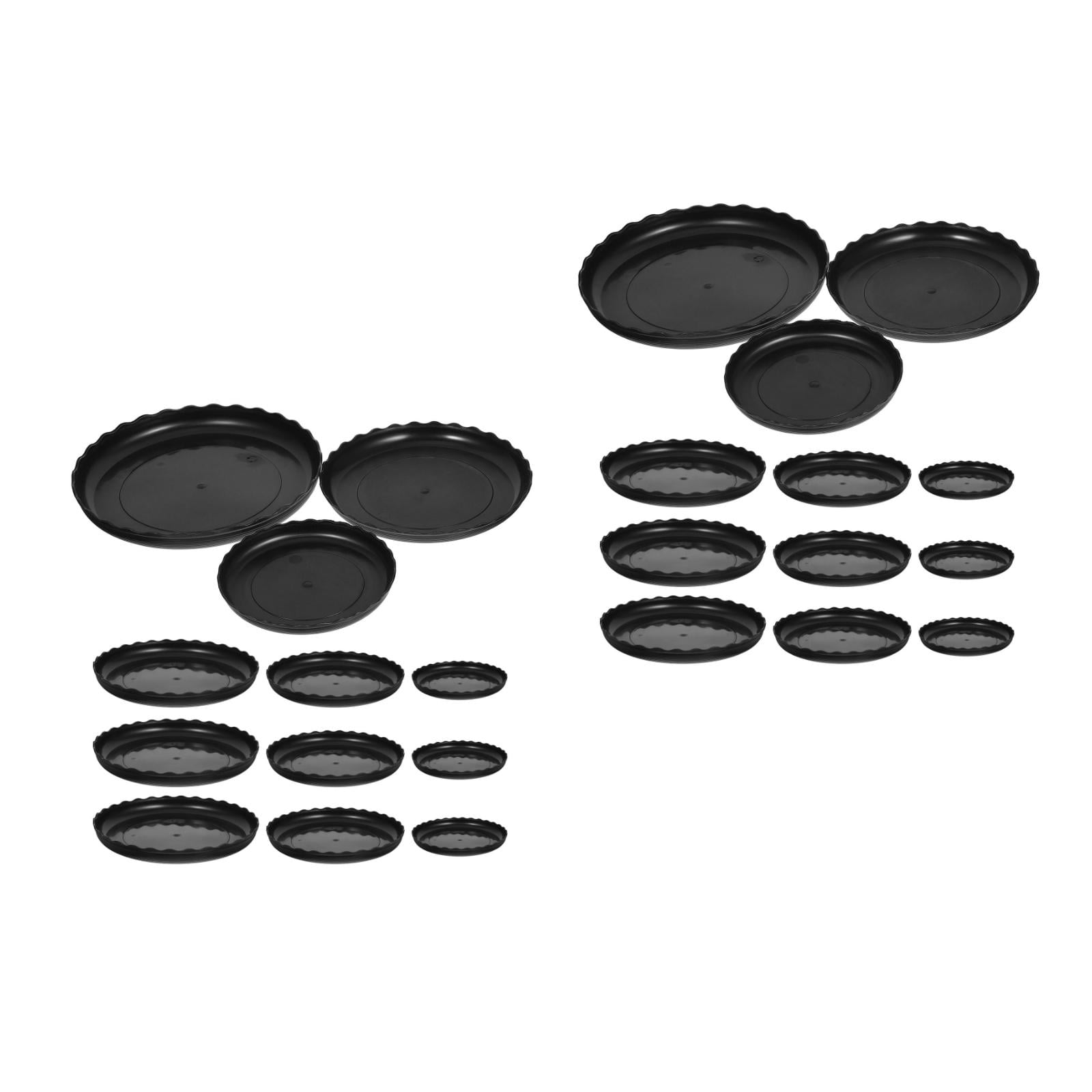 FRCOLOR HOMEMAXS 24 Pcs Round Plant Pot Saucers trays for Flower Pot ...