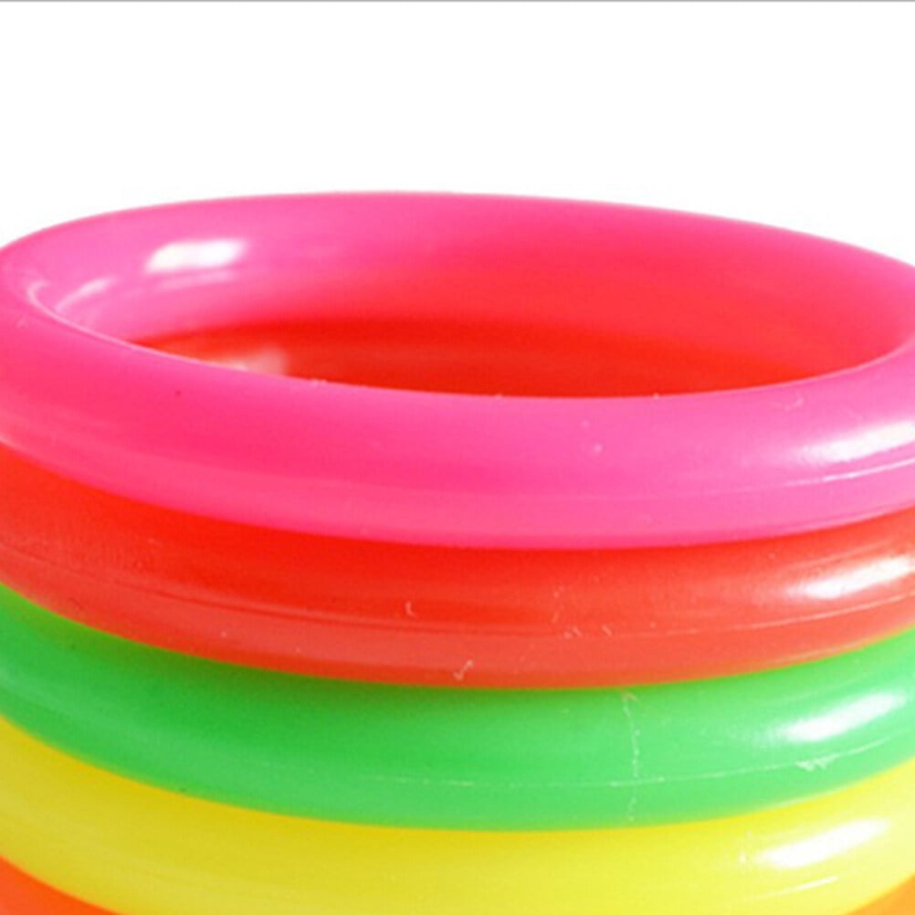 FRCOLOR 24 Pcs Throwing Ring Toys Throwing Game Toys Gross Motor Skill ...