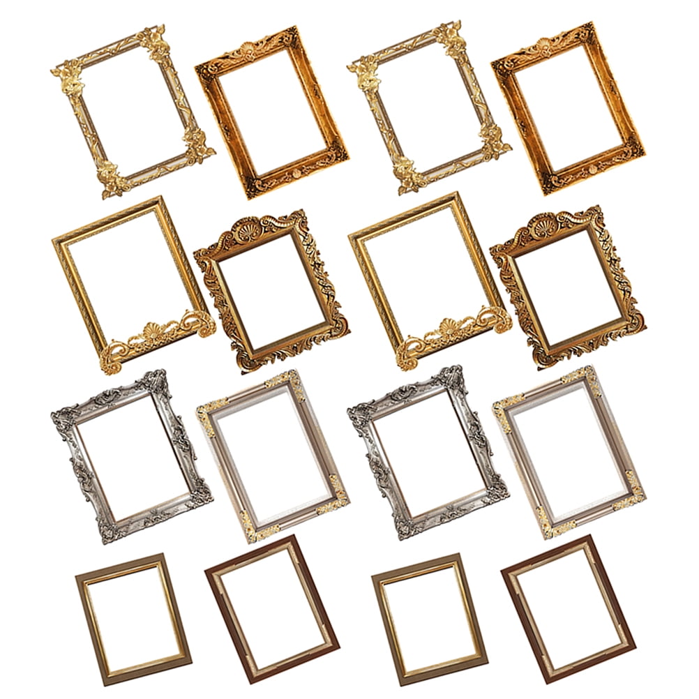 FRCOLOR Sheets Photo Frame Wall Stickers Dried Flowers Frames Stickers ...