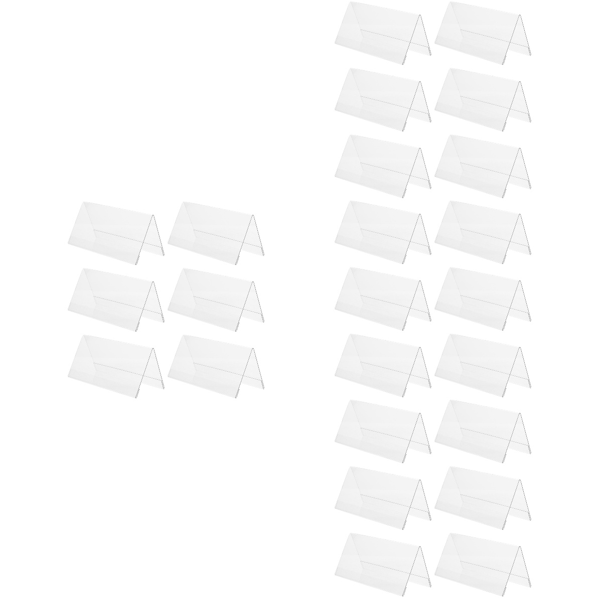 FRCOLOR 24 pcs Acrylic Display Holders Seating Number Holders Office ...