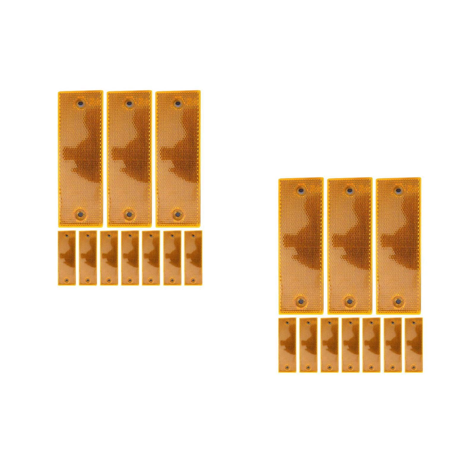 FRCOLOR 24 pcs Bicycles Reflectors Golf Cart Reflectors Small ...