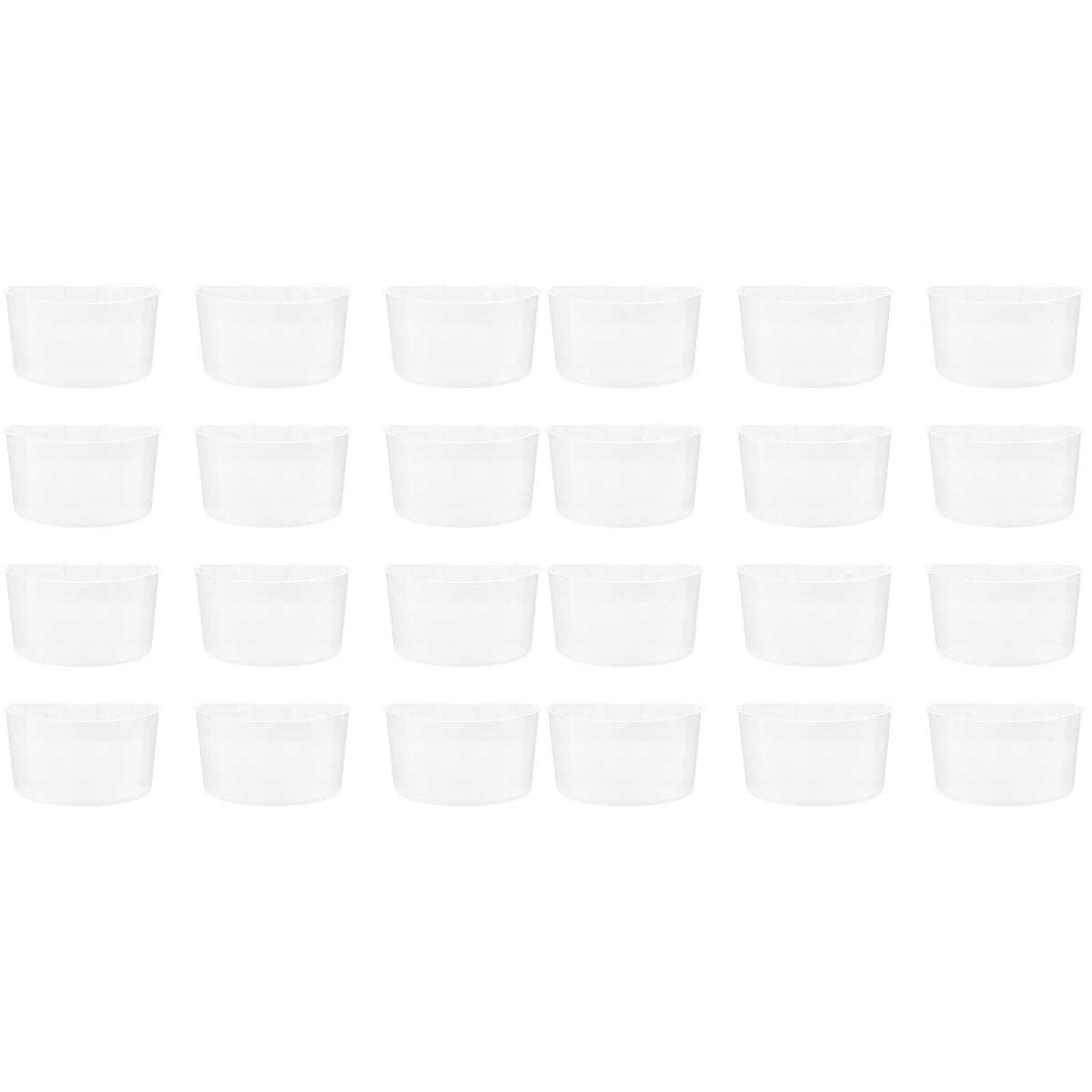 FRCOLOR 24 pcs Bird Feeder Food Box Water Cup Hanging Trough Bird ...