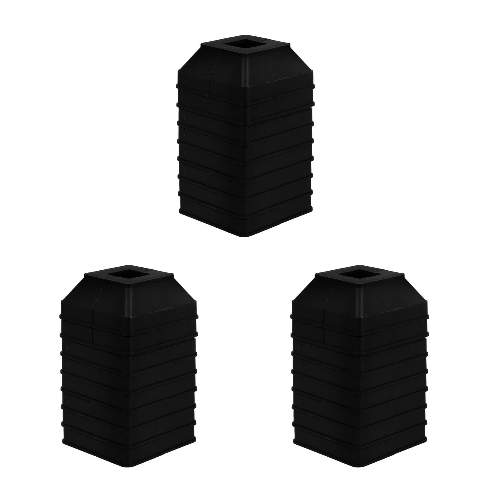 FRCOLOR 24 pcs Deck Post Base Cover Base Post Skirt Flange Plastic Post ...