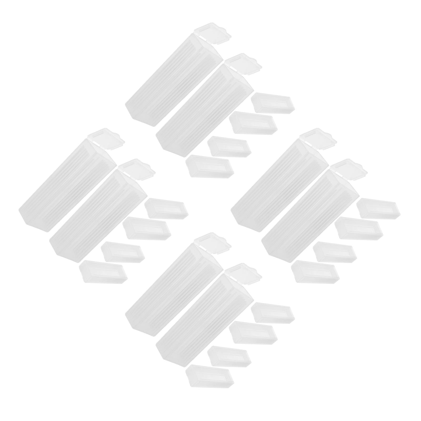 FRCOLOR 24 pcs Microscope Slide Organizer 5-Place Plastic Glass Holder ...