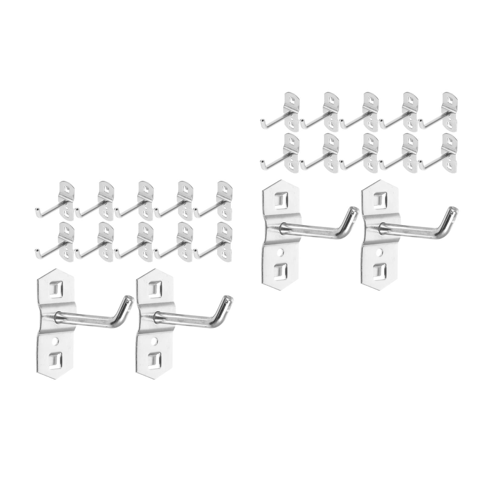 FRCOLOR 24 pcs Retail Display Hooks Metal Pegboard Hanging Hooks Wall ...