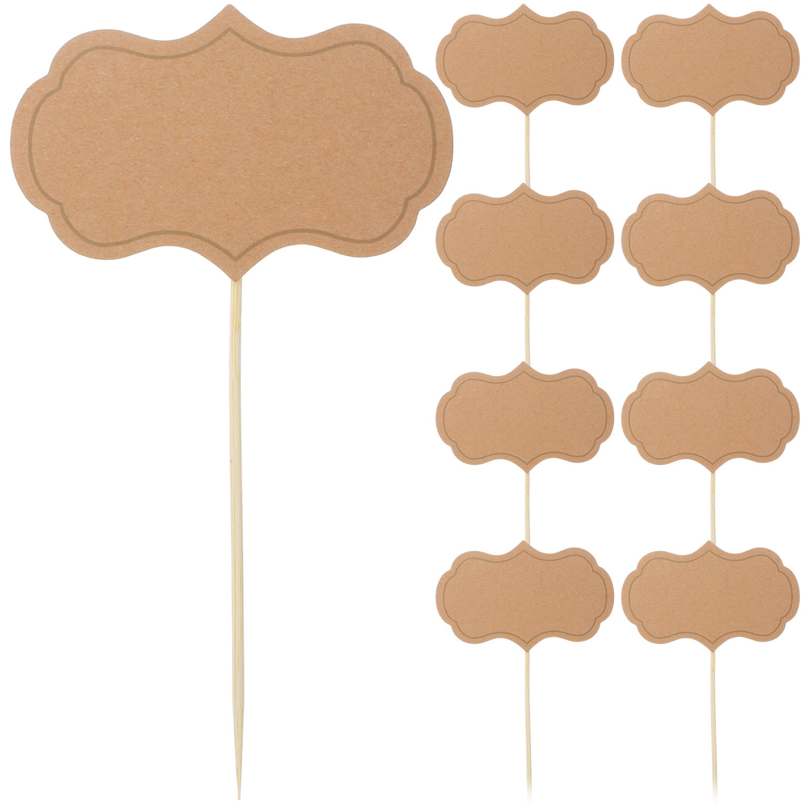 FRCOLOR 24Pcs Food Label Picks Cheese Markers Buffet Labels Food Tags ...