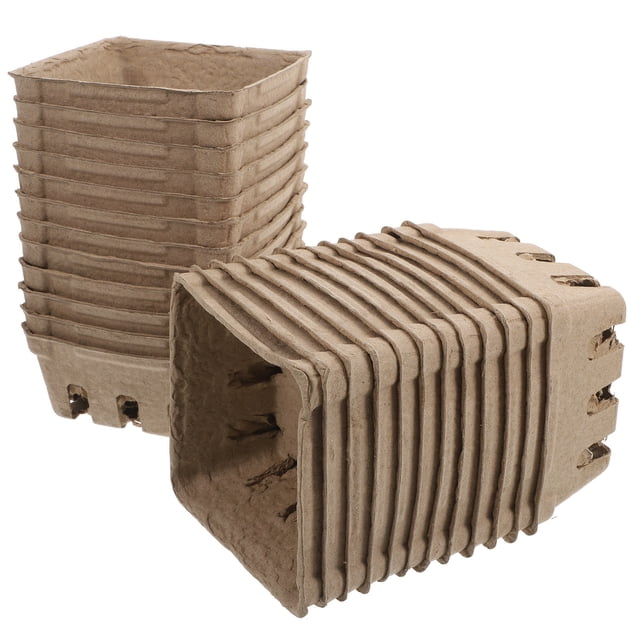FRCOLOR 24pcs Pulp Fiber Produce Boxes Small Fruit Storage Basket ...