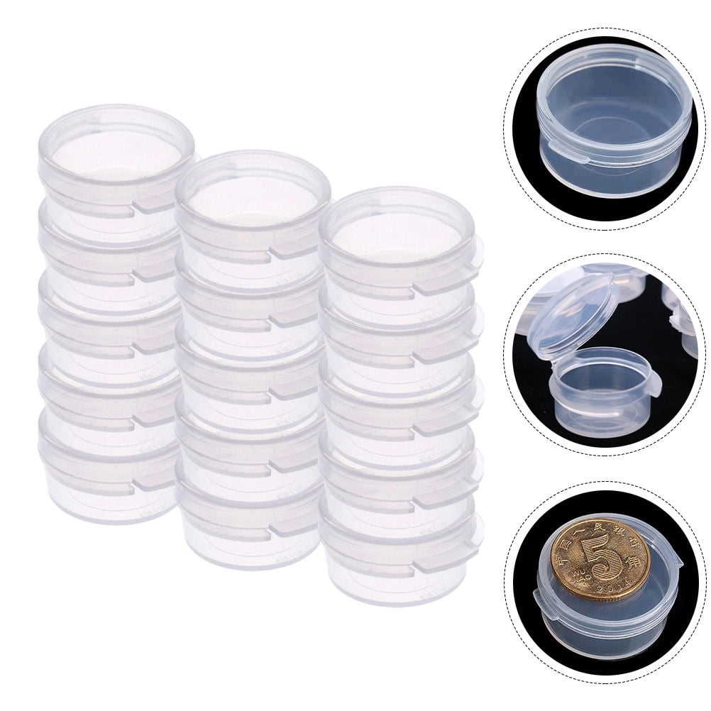 FRCOLOR 25 Pcs Reusable Sampling Box Transparent Storage Containers ...
