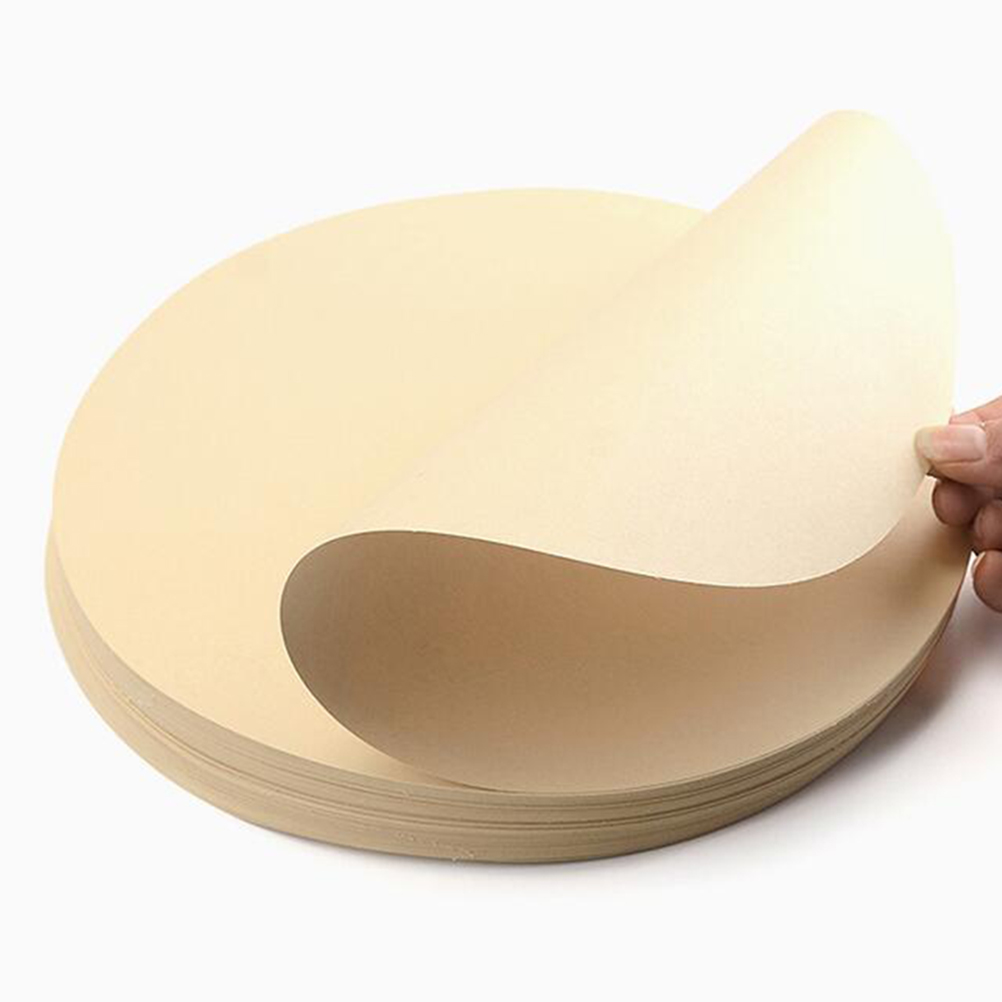 FRCOLOR 25 Sheets Thick Round Art Paper Parchment Kraft Sketch Paper ...