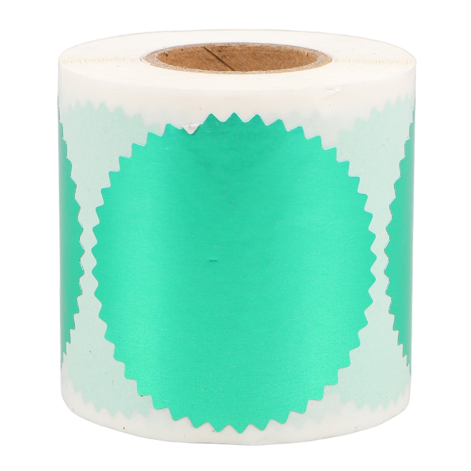 FRCOLOR 250pcs Green Certificate Stickers With Serrated Edge For ...