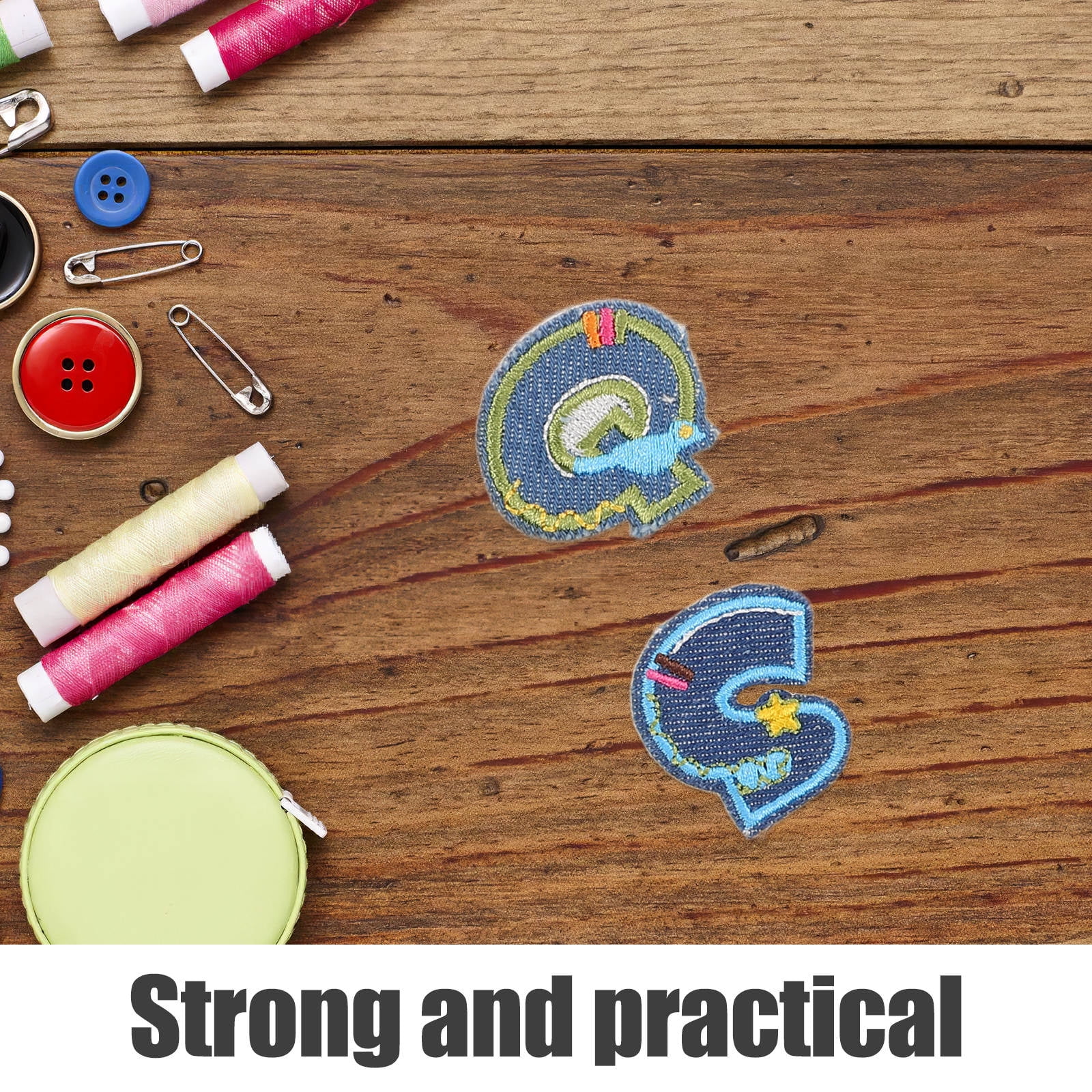 FRCOLOR 26pcs Iron On Alphabets for Clothing Embroidered Letter Patches ...