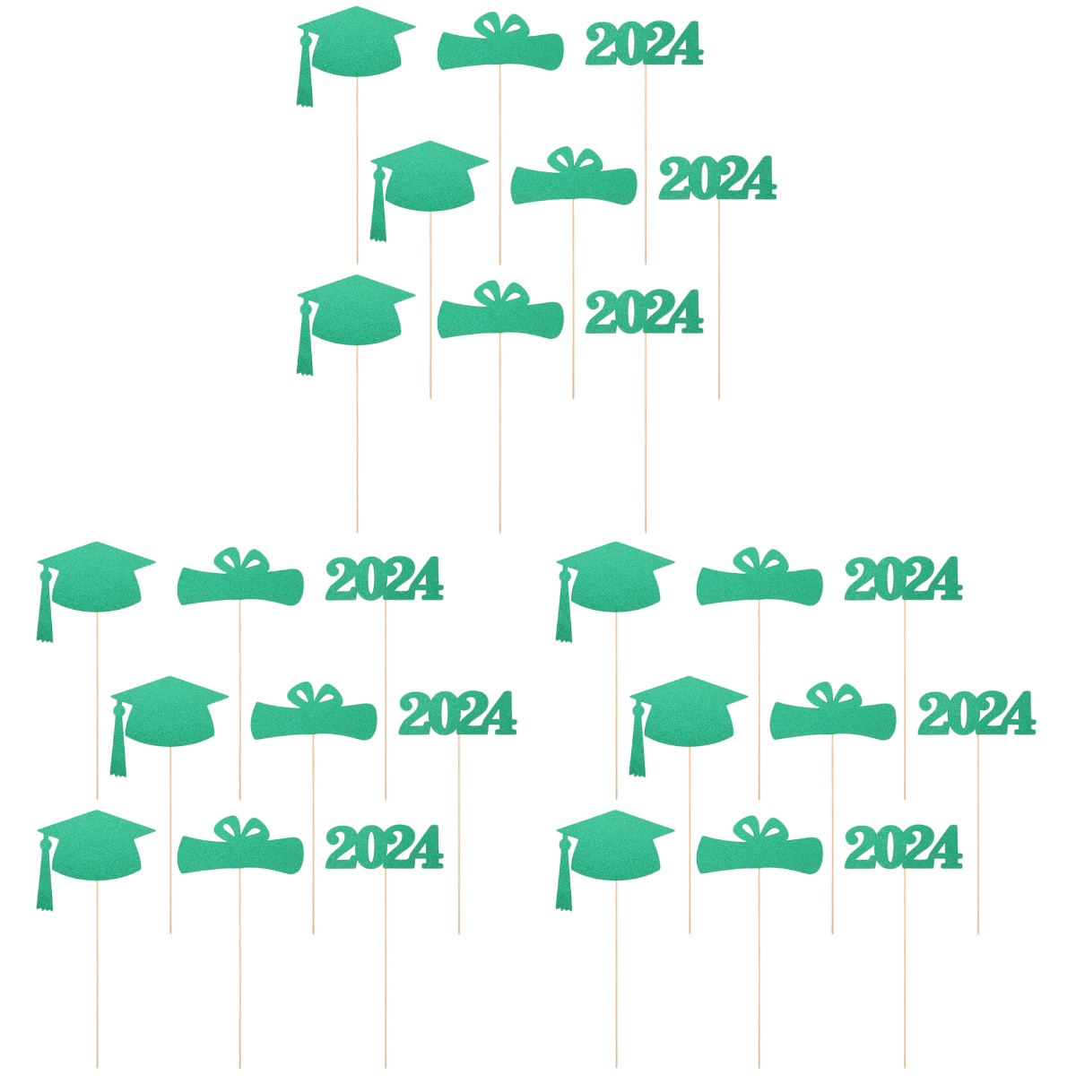 FRCOLOR 27 pcs Graduation Party Decorations Graduation Centerpiece Vase ...