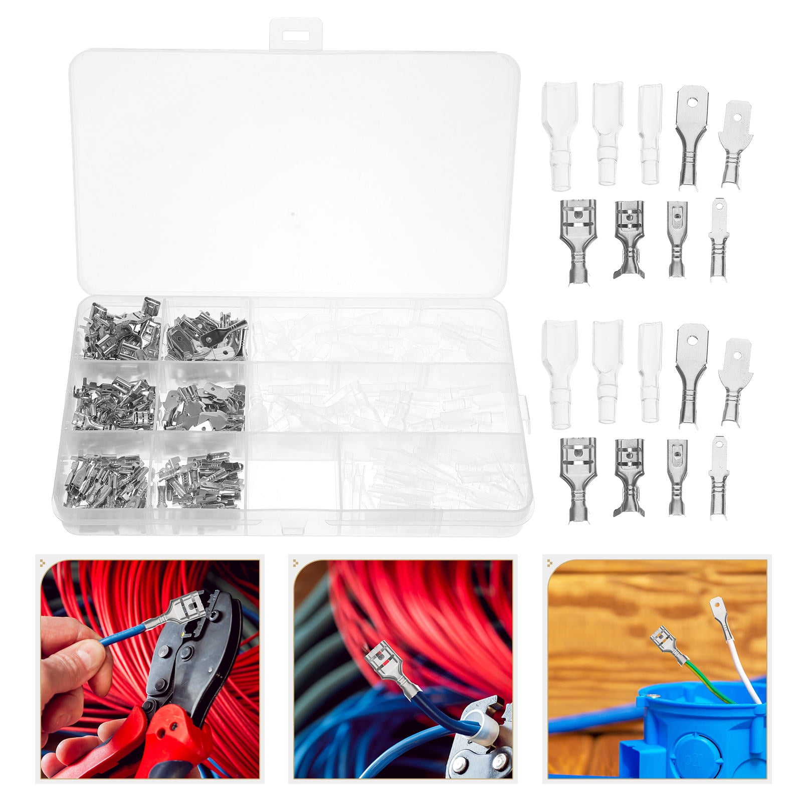 FRCOLOR 270 Pcs Connector Wire Terminal Connectors for Fuse Block ...