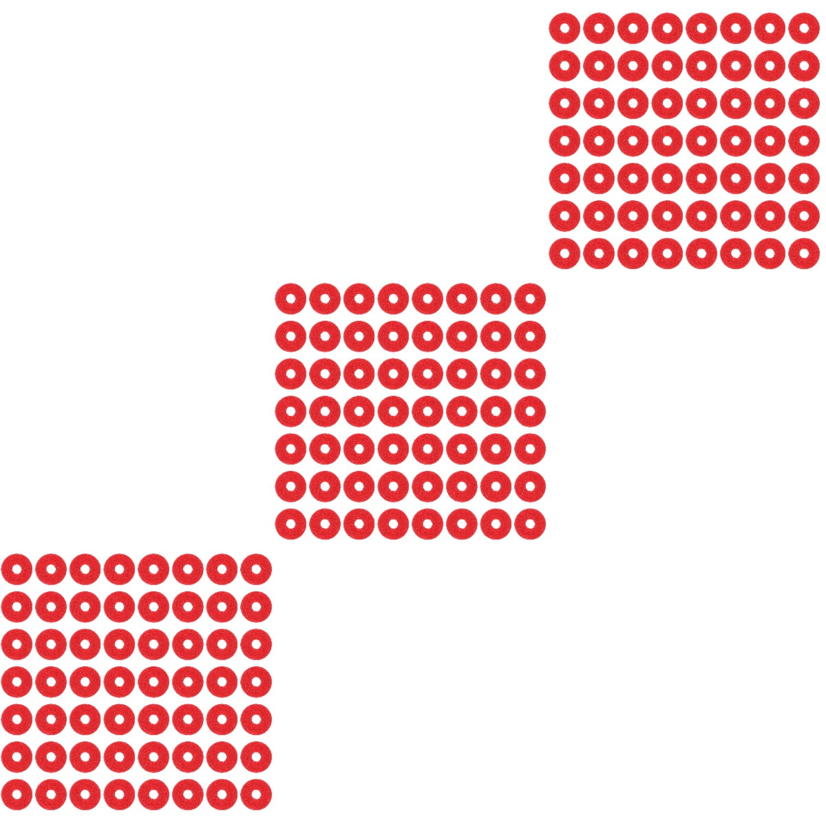 FRCOLOR 270 Pcs Supple Piano Keyboard Washers Wool Washers for Leveling ...