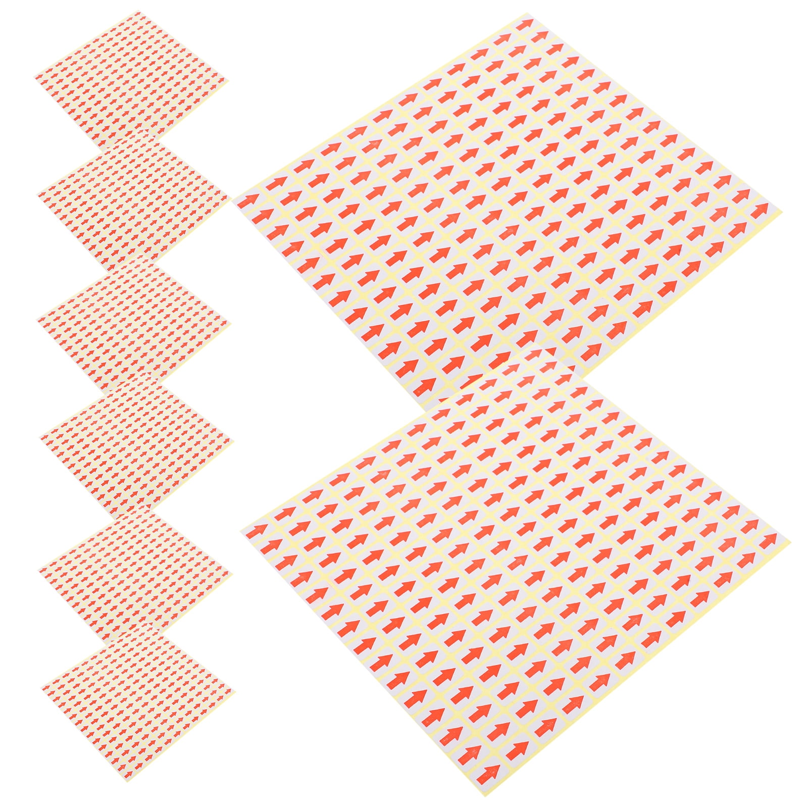 FRCOLOR 2700 Pcs Red Small Arrow Stickers Signature Arrows Stickers ...