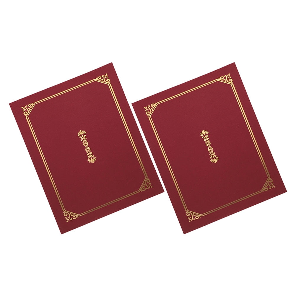 FRCOLOR 2PCS Diploma Covers A4 Diploma Holder Certificate Covers High ...