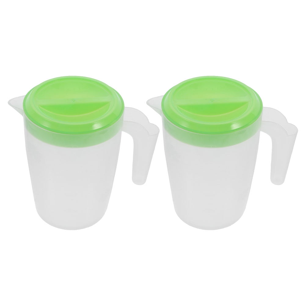FRCOLOR 2PCS Water Pitcher Juice Pitcher Plastic Beverage Pitcher with ...