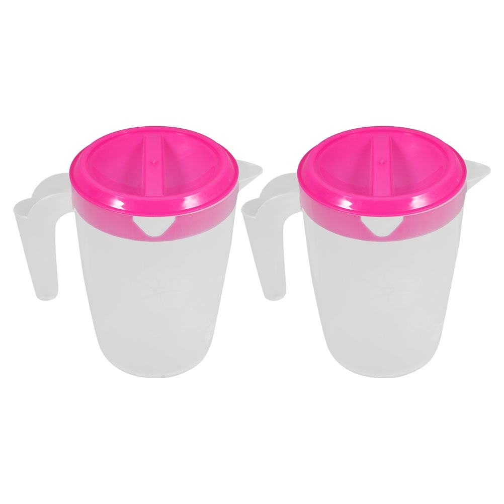 FRCOLOR 2PCS Water Pitcher Lemonade Juice Pitcher Portable Plastic ...