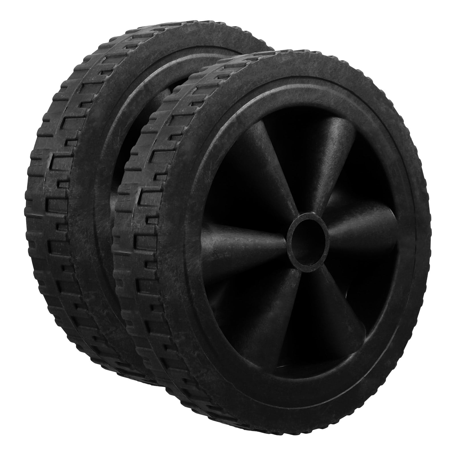 FRCOLOR 2Pcs BBQ Grill Wheel Replacement Universal 8.8 Inch Gas Grill ...