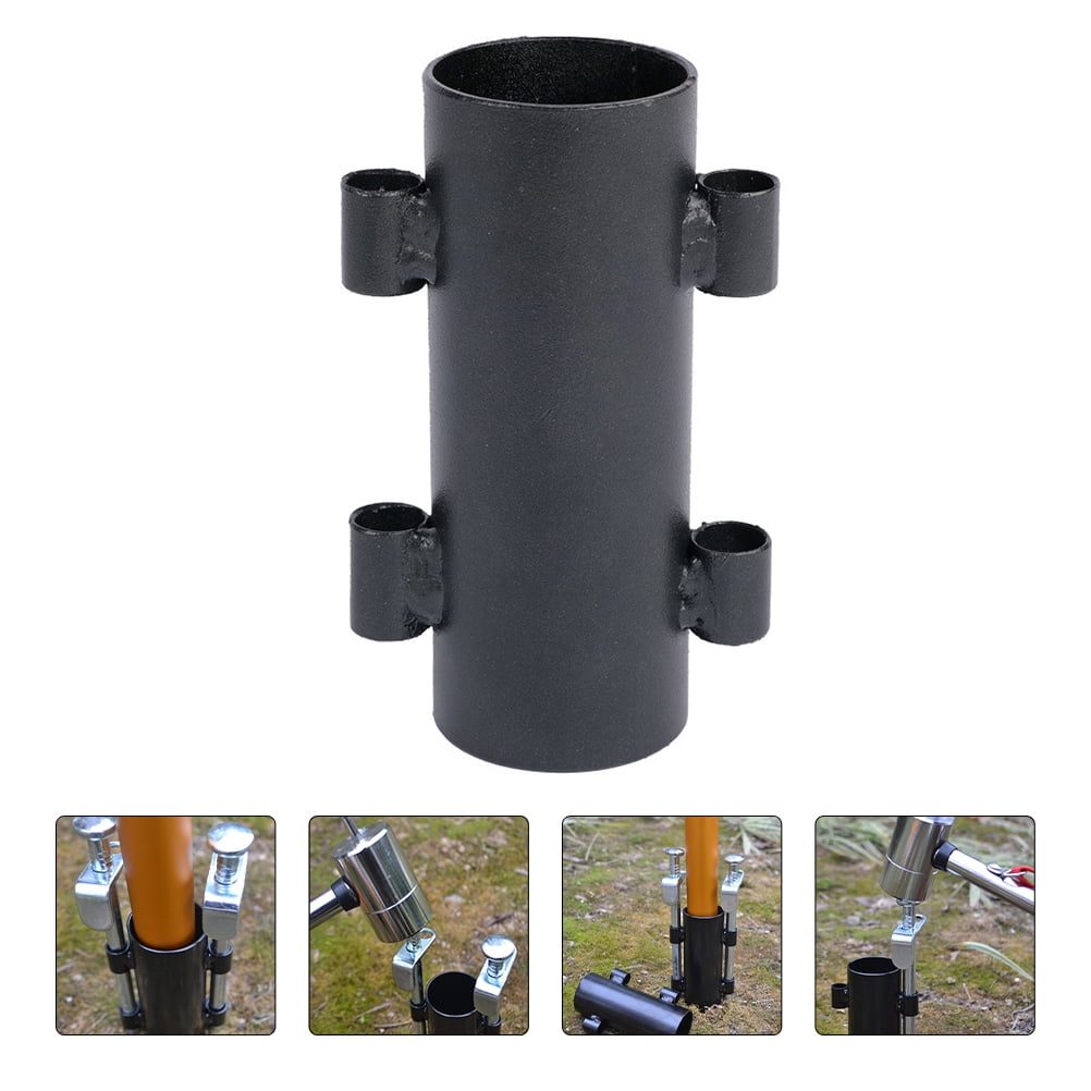 FRCOLOR 2Pcs Canopy Pole Holder Canopy Rod Iron Holder Outdoor Pole ...