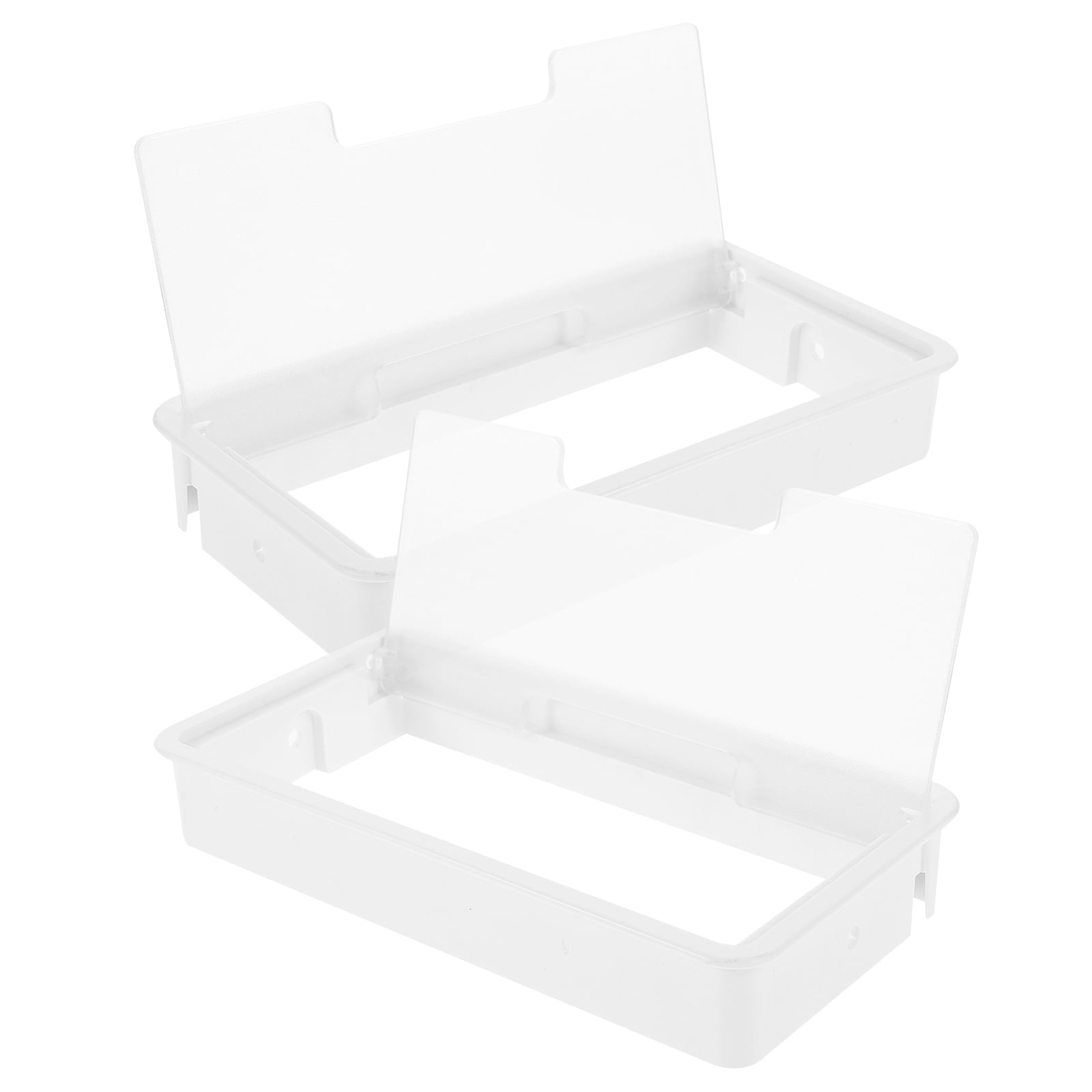 FRCOLOR 2Pcs Desk Grommets Desktop Cable Hole Covers Rectangular Cord ...