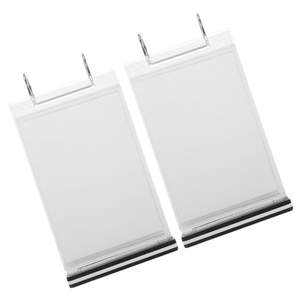FRCOLOR 2Pcs Flip Desktop Sign Holder Tabletop Menu Display Stand ...