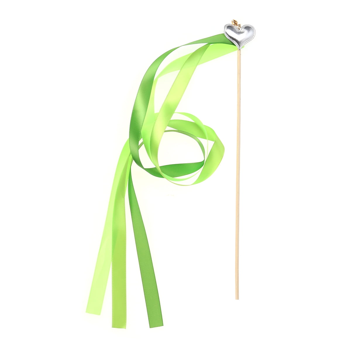 FRCOLOR 2Pcs Loving Heart Colorful Ribbon Sticks Fairy Sticks Ribbon ...