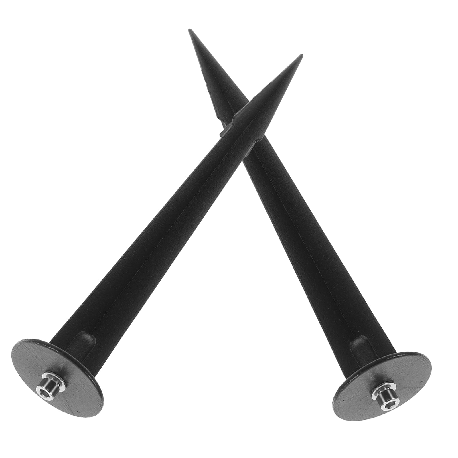 FRCOLOR 2Pcs Metal Replacement Stakes Outdoor Solar Pathway Lights ...