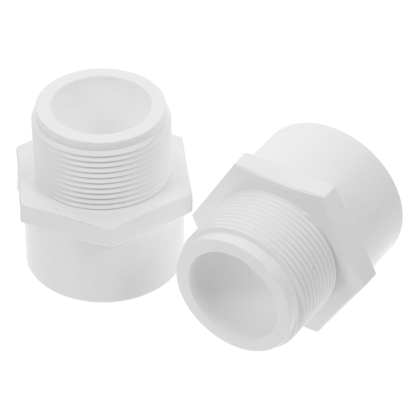 FRCOLOR PVC Pipe Connector with Male Threads for Plumbing Lines and ...