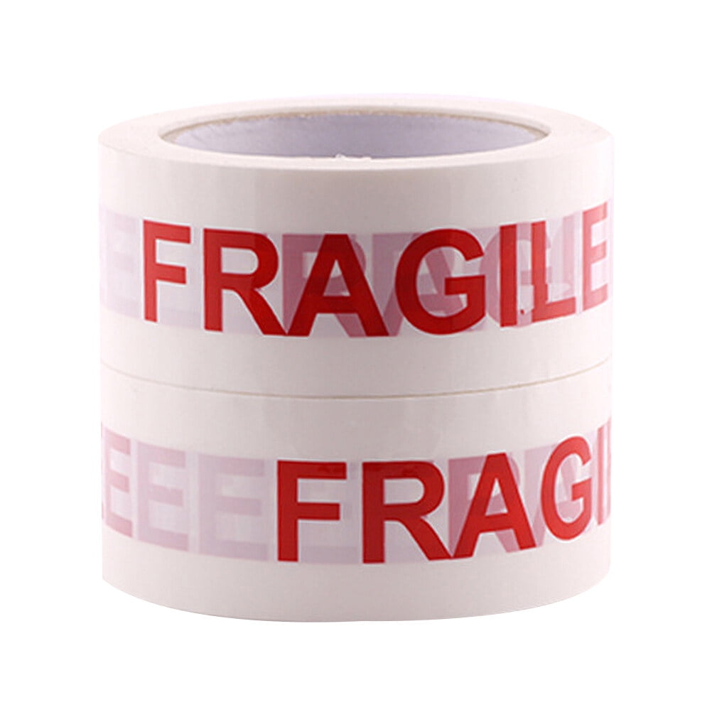 FRCOLOR 2Rolls of Fragile Warning Stickers Adhesive Backside Sign ...