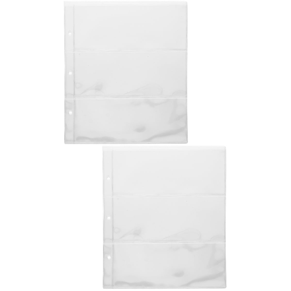 FRCOLOR 2pcs 1 Bag of Banknotes Sleeves Currency Sleeves Commemorative ...