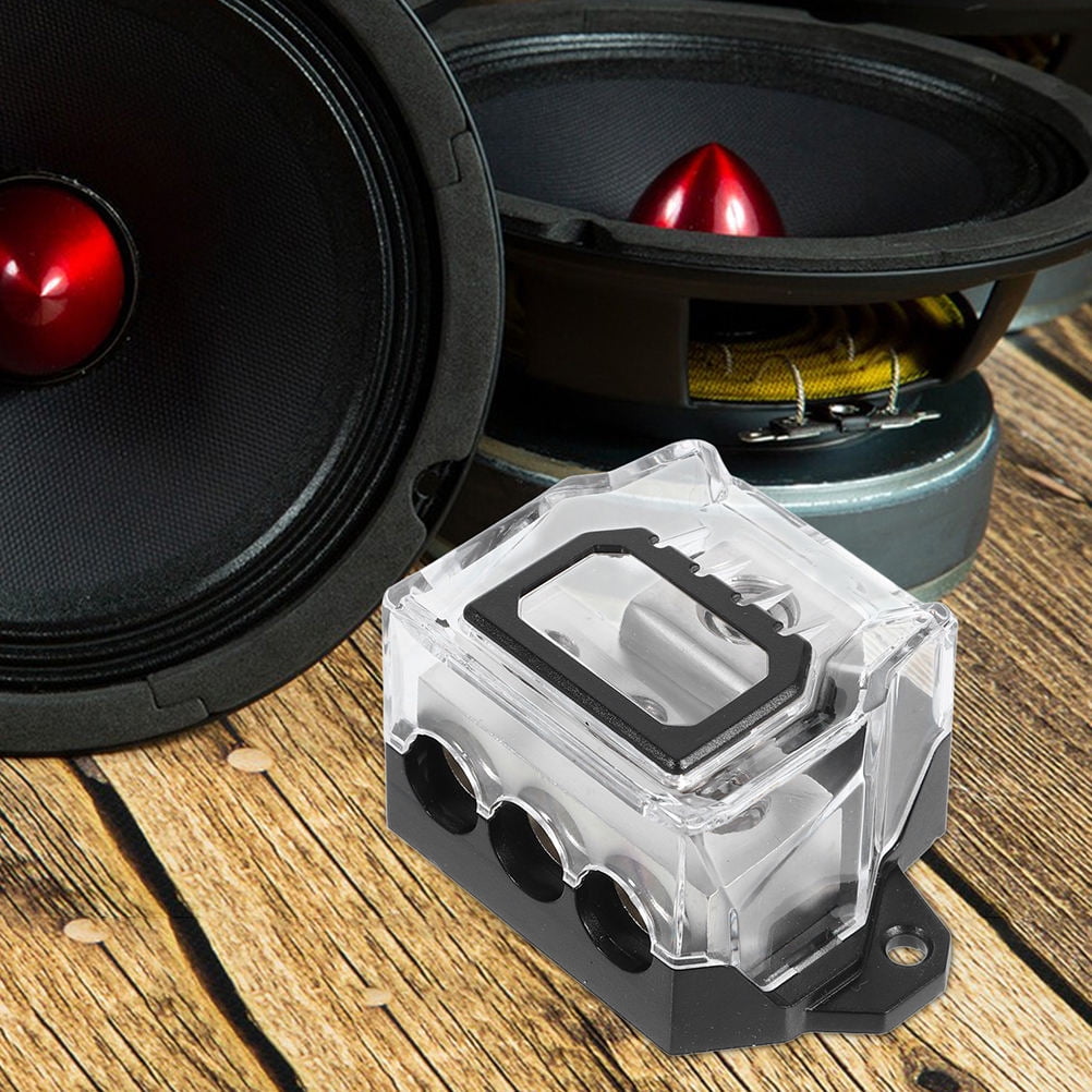 FRCOLOR 2pcs 3 Way Car Splitter Ground Distribution Block Copper Power ...