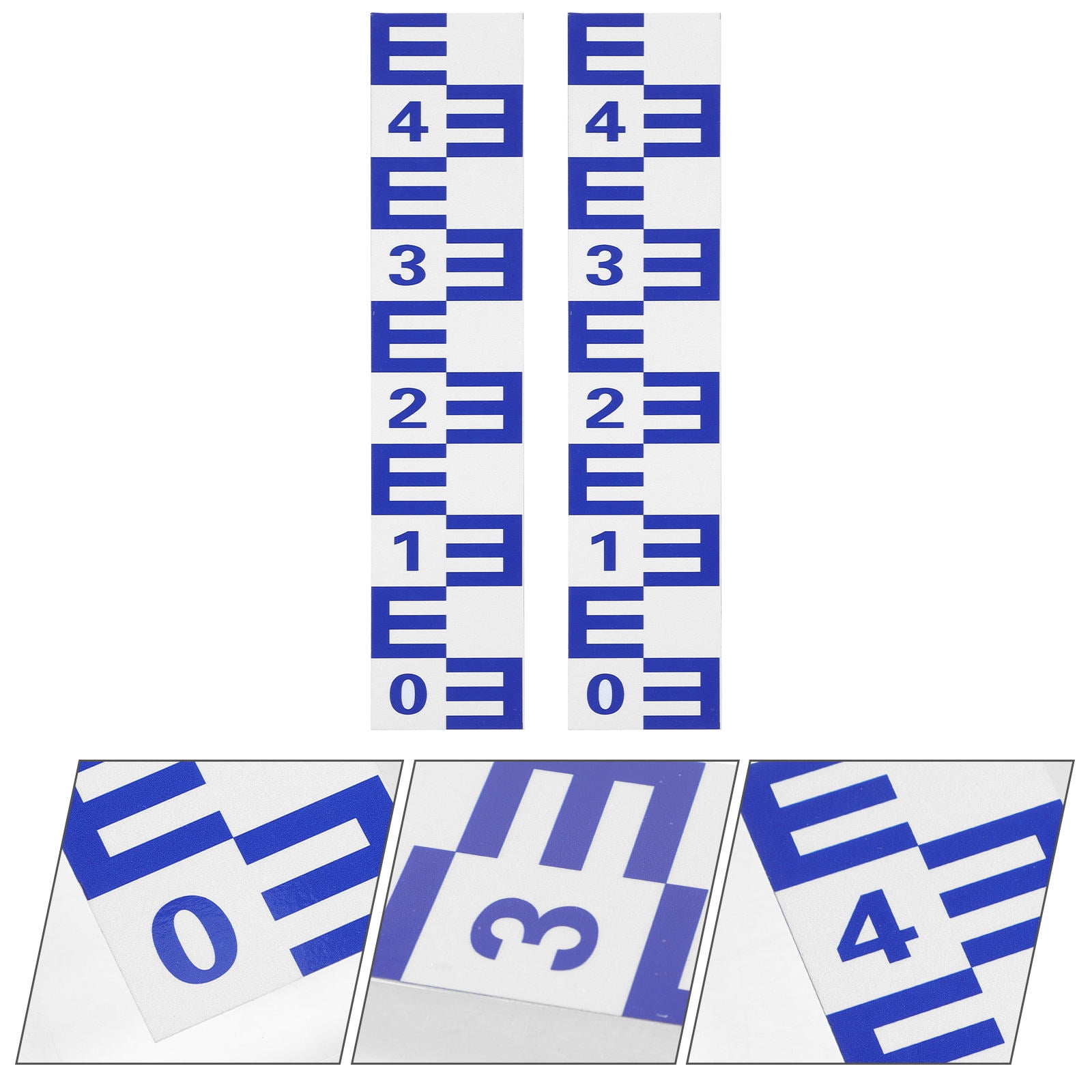 FRCOLOR 2pcs Adhesive Pool Water Level Ruler Water Level Gauge Decal ...