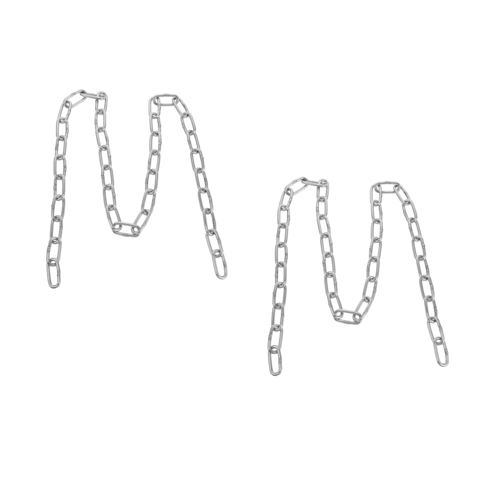 FRCOLOR 2pcs Anchor Chain Stainless Steel Chain Anchor Chain Shackle ...