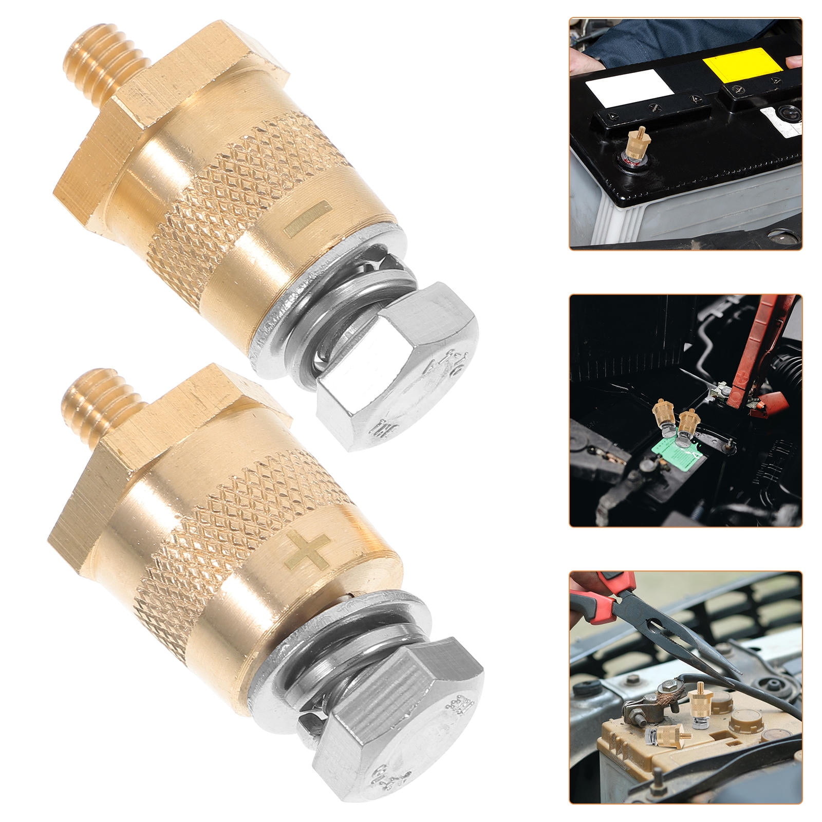 FRCOLOR 2pcs Car Battery Terminal Adapters Battery Terminal Connectors ...