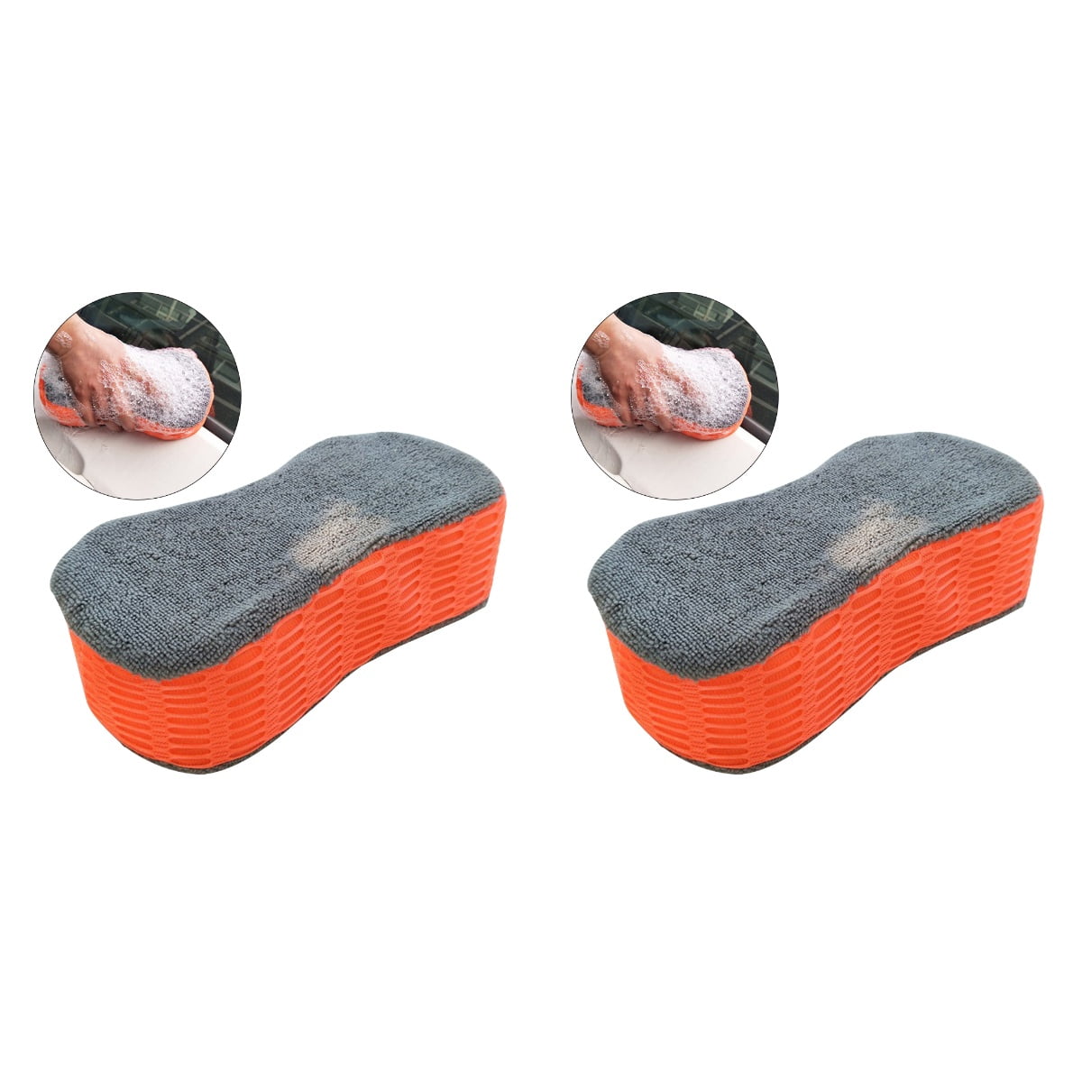 FRCOLOR 2pcs Car Wash Sponge Bone Design for Polishing Porous Car Wash ...