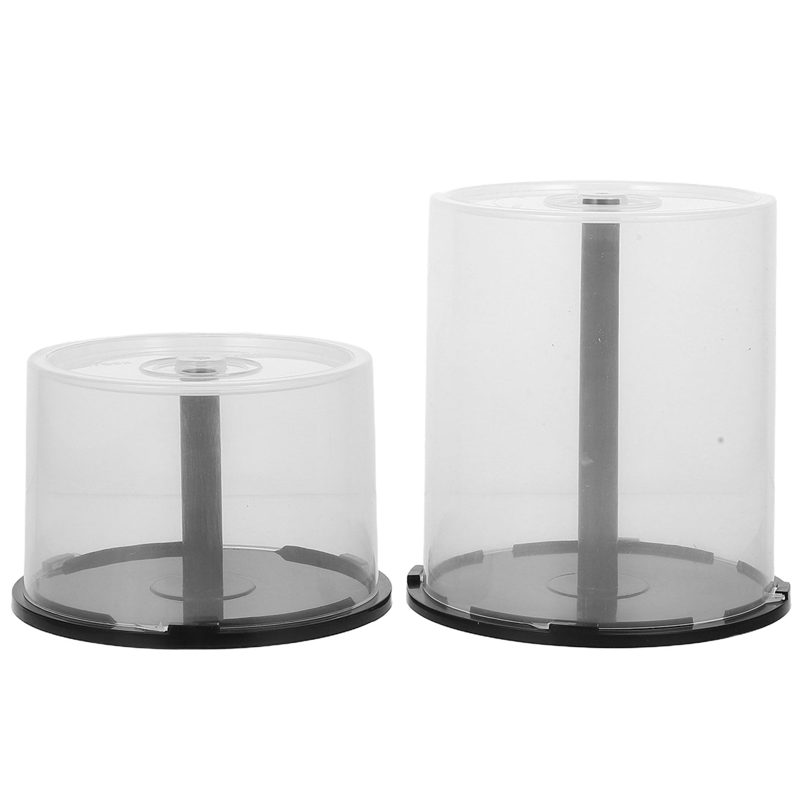 FRCOLOR 2pcs Cd/Dvd Cake Box Spindle Empty Cd Dvd Cake Box Cd/Dvd ...