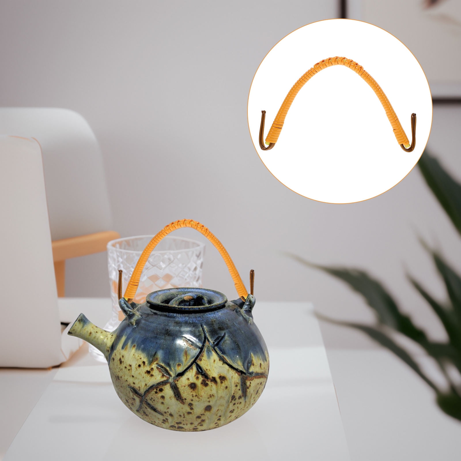 FRCOLOR 2pcs Ceramic Pottery Tea Pots Handle Teapot Handle Replacement ...