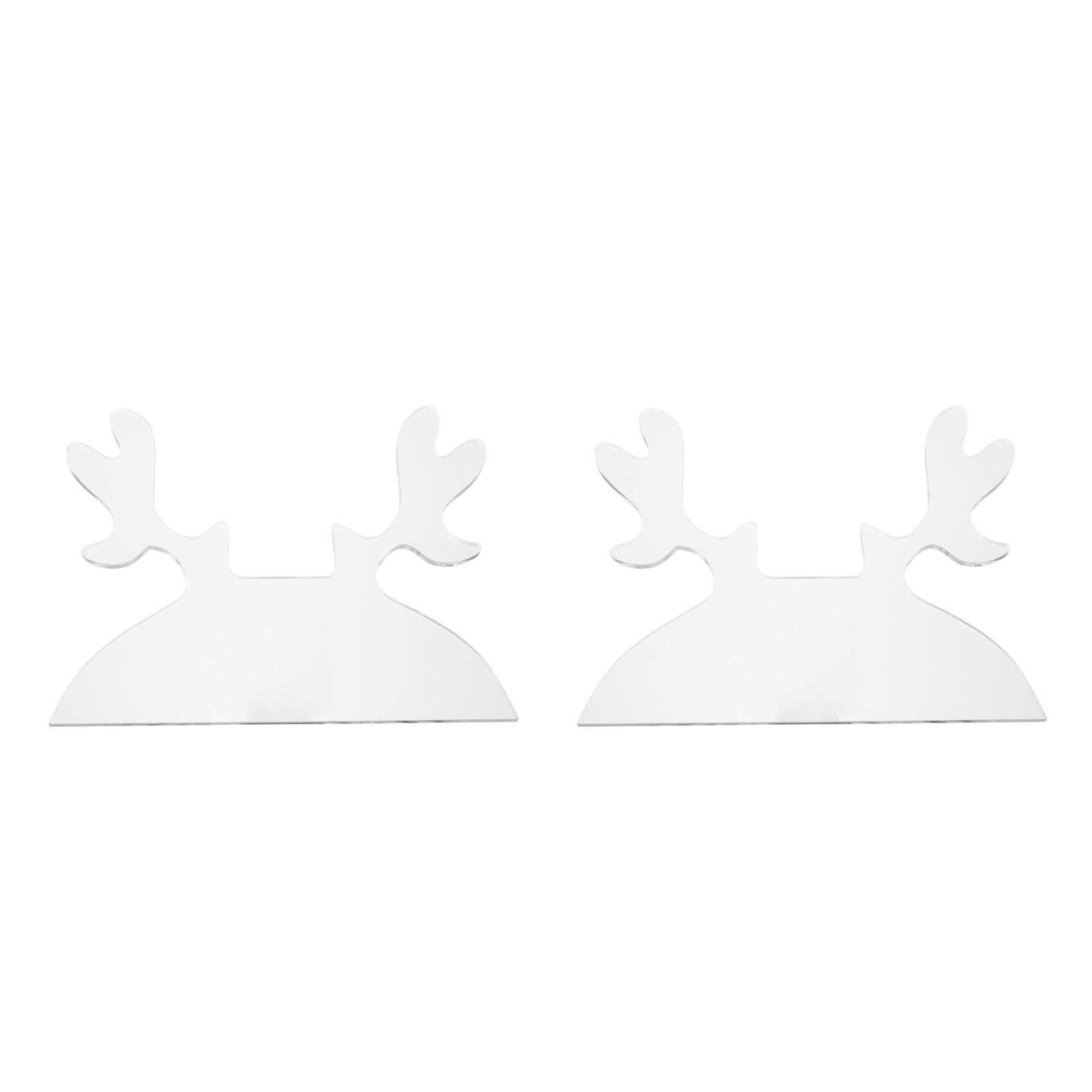 FRCOLOR 2pcs Clear Acrylic Cutting Board Handles Stencils Christmas ...