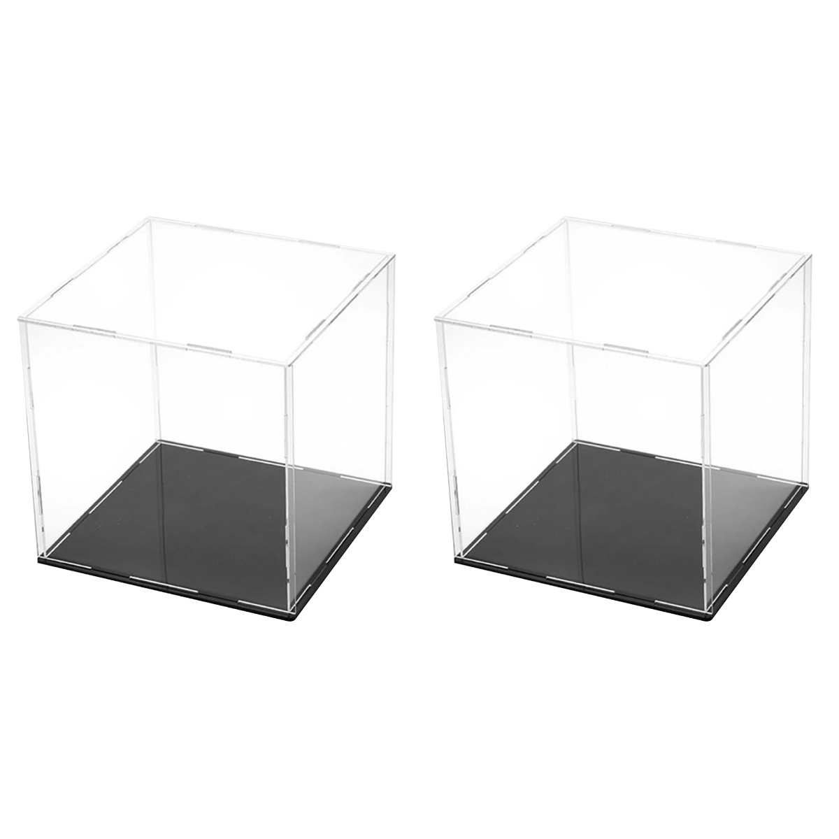 FRCOLOR 2pcs Clear Acrylic Display Case Countertop Display Box ...