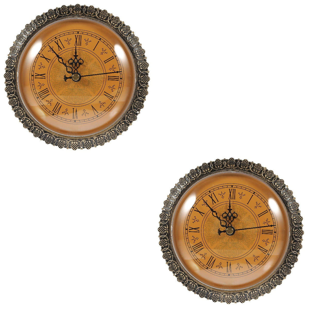 FRCOLOR 2pcs Clock Insert Clock Face Clock Making Kit Clock Part ...