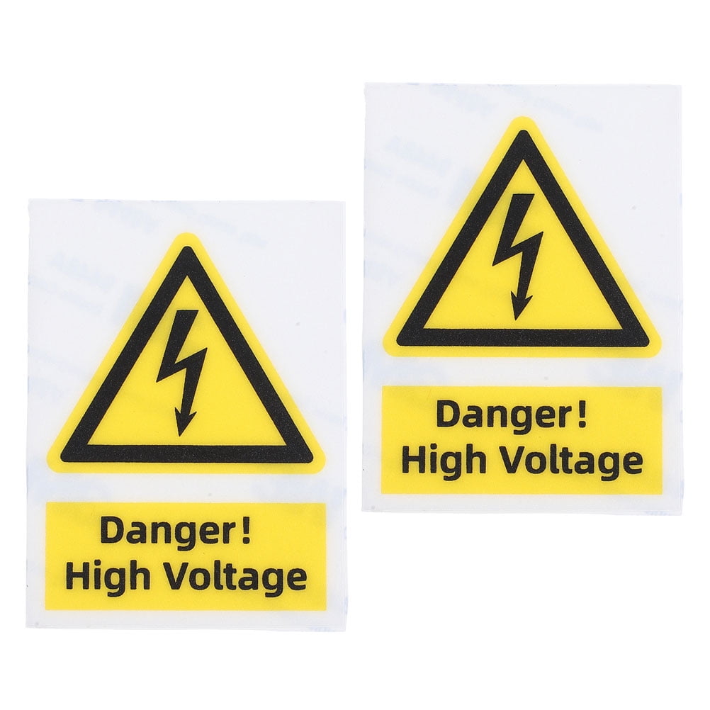 FRCOLOR 2pcs Danger Electrical Safety Label Electrical Room Safety ...