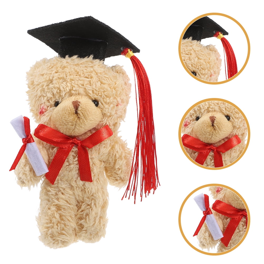 FRCOLOR 2pcs Doctor Bear Graduation Plush Cute Graduation Bear Stuffed ...