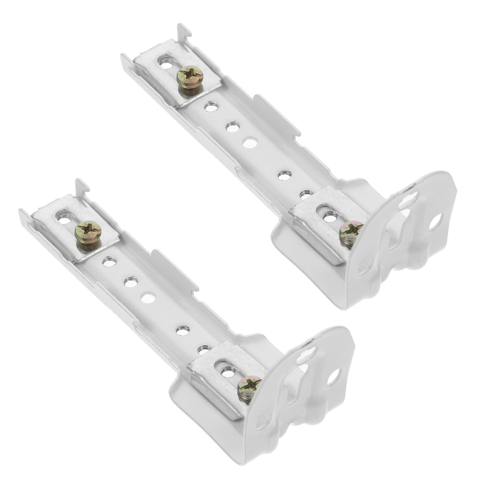 FRCOLOR 2pcs Double Ceiling Curtain Track Brackets Heavy Duty Ceiling ...