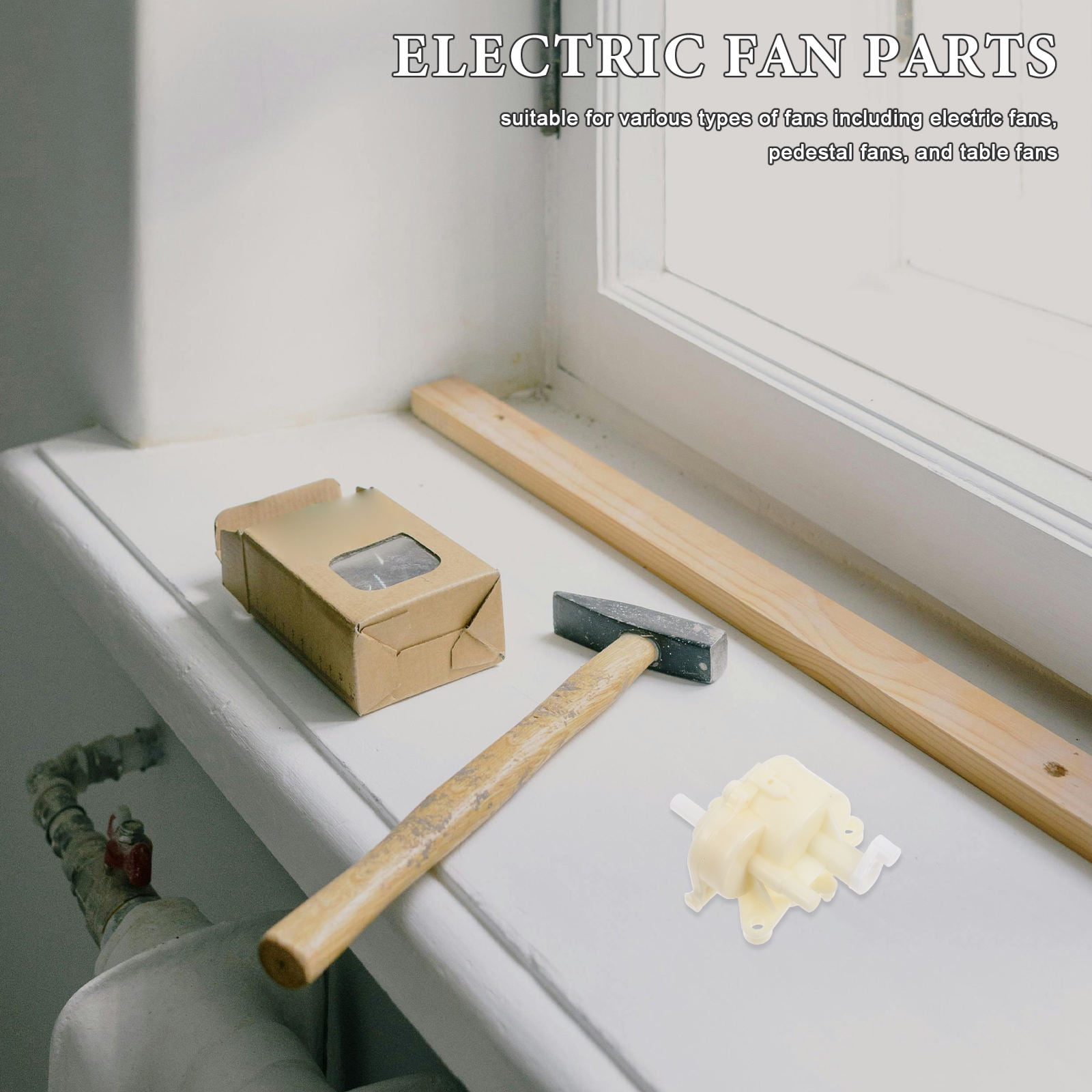 FRCOLOR 2pcs Electric Fan Oscillation Gear Motor Replacement Fan ...